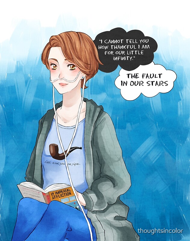 Hazel Grace Lancaster Drawing Canvas Prints Redbubble
