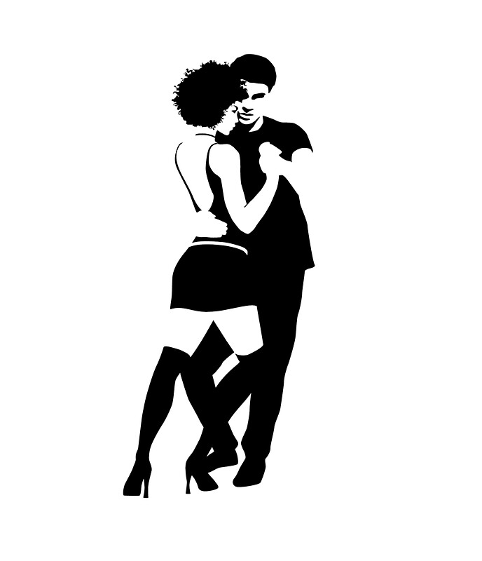 Dancing Kizomba Art Prints By Scila Redbubble
