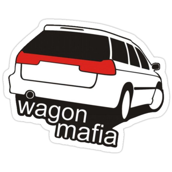 "Wagon mafia" Stickers by FrankYam | Redbubble