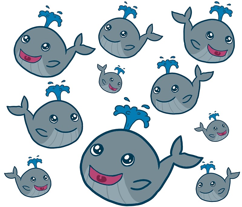 Whale Chibi Art Prints Redbubble
