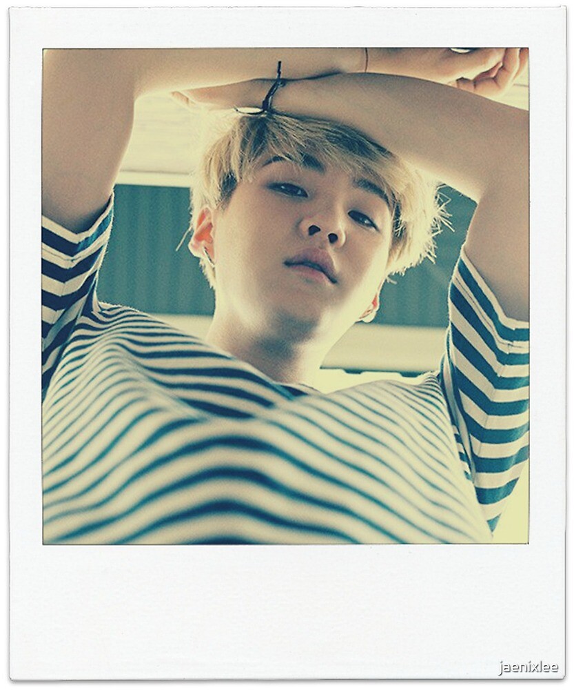 Bts Suga Polaroid By Jaenixlee Redbubble