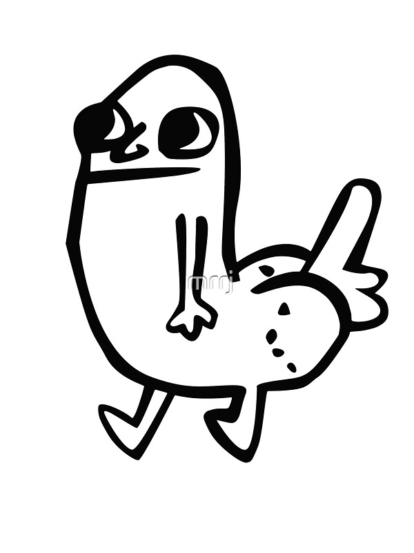 "Dickbutt Meme" Stickers by mrrj | Redbubble