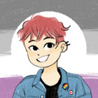 "Ascendance of a Bookworm - Myne's crest with blue stars" Acrylic Block ...