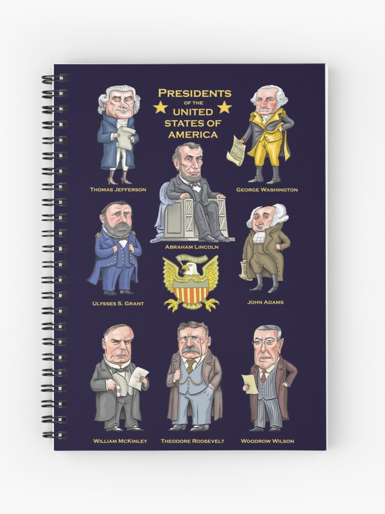 "Presidents of the United States" Journal for Sale by MacKaycartoons ...
