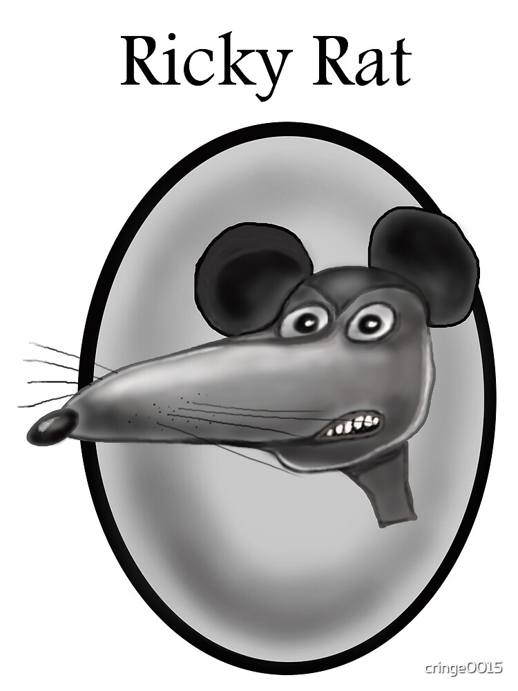 "Ricky Rat " Canvas Print for Sale by cringe0015 | Redbubble