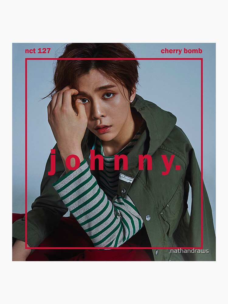 "Sticker K-Pop NCT 127 Johnny" Sticker for Sale by nathandraws | Redbubble