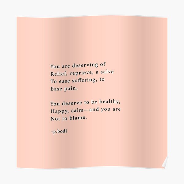 "P.Bodi Poetry Poem" Poster by P-Bod | Redbubble