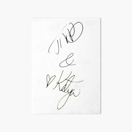 "Trixie and Katya Signatures " Art Board Print for Sale by ...