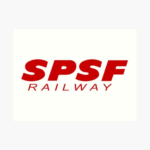 "SPSF Railway Red Logo" Art Print by ericzmiller | Redbubble