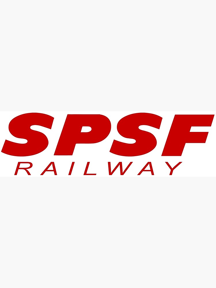 "SPSF Railway Red Logo" Poster for Sale by ericzmiller | Redbubble