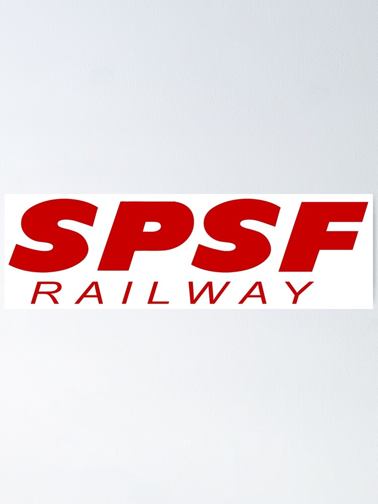 "SPSF Railway Red Logo" Poster for Sale by ericzmiller | Redbubble