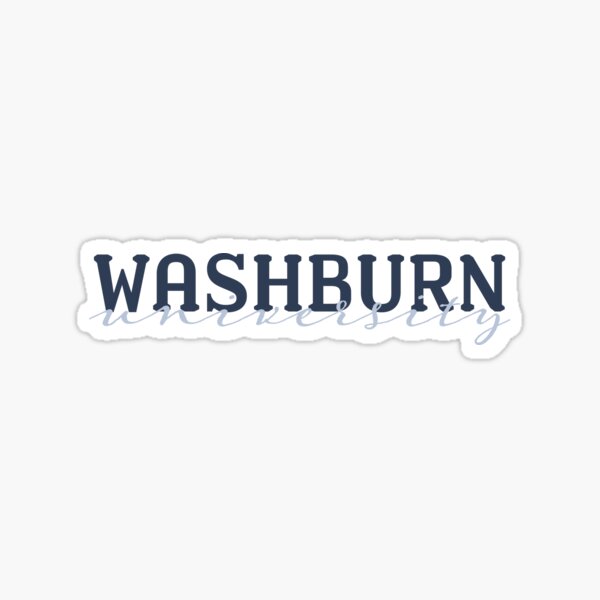 "Washburn University" Sticker for Sale by sarlierz | Redbubble