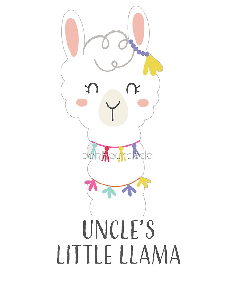 "Uncle's little Llama" Kids T-Shirt for Sale by bonheurdada | Redbubble