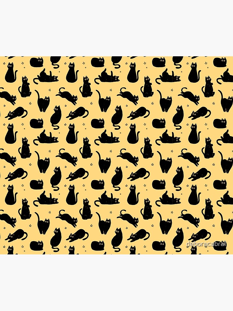 "black cat pattern" Throw Blanket for Sale by deboracabral | Redbubble