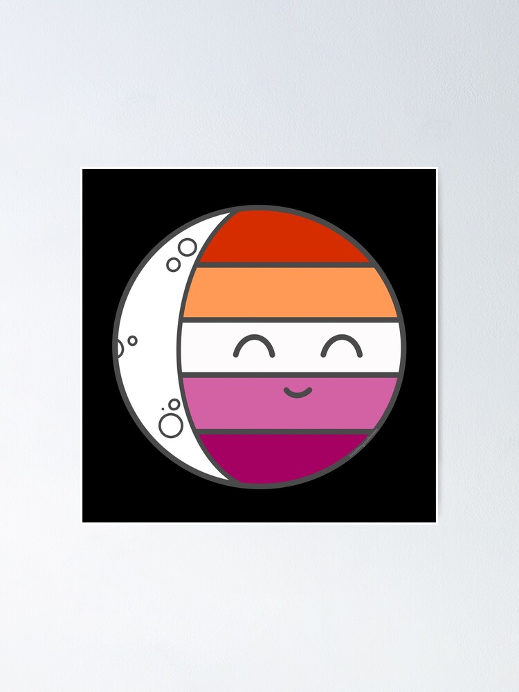 "moon lesbian " Poster by anatomyautumnal | Redbubble