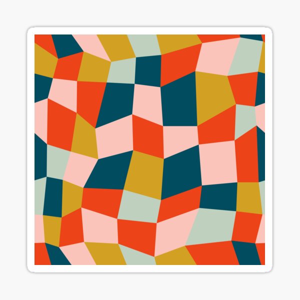 "Colorful Angles" Sticker by inkblotcreative | Redbubble