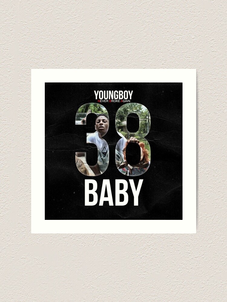 "NBA YoungBoy 38 Baby" Art Print by memedestroyer69 | Redbubble