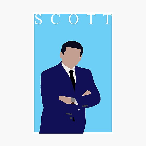 "Michael Scott Portrait | The Office Poster | TV Wall Decor ...
