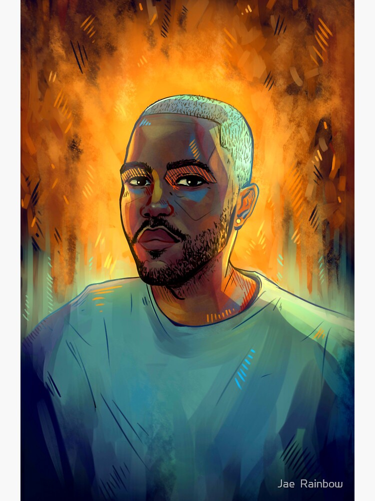"Frank Ocean Portrait Fan Art" Sticker by Ivegotartitude | Redbubble