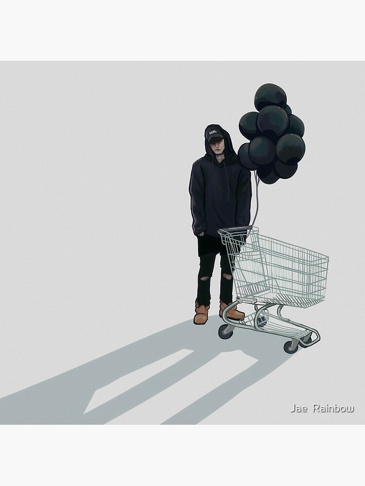 "NF-The Search Album Fan Art" Poster for Sale by Jae Rainbow | Redbubble