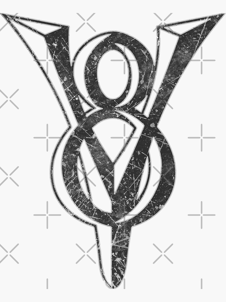 "Muscle Car Ford V8 Classic Decal" Sticker for Sale by turboscope ...