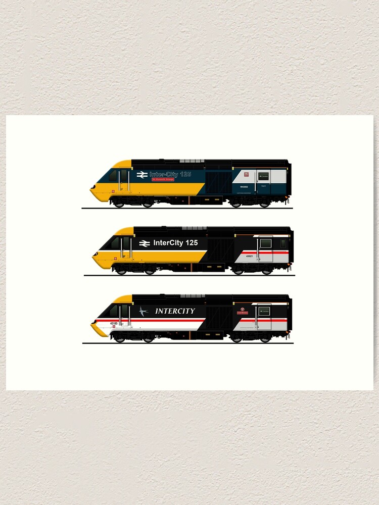 "intercity 125 power cars" Art Print by CraigMatthews | Redbubble