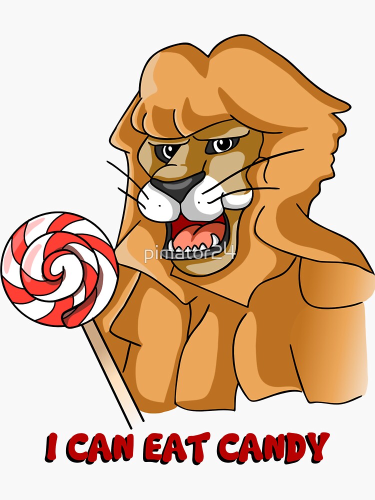 "Candy Lion" Sticker for Sale by pimator24 | Redbubble
