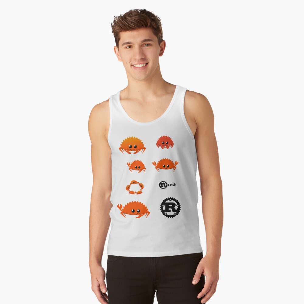 "Rust sticker variety pack with Ferris" Sticker for Sale by leesander ...