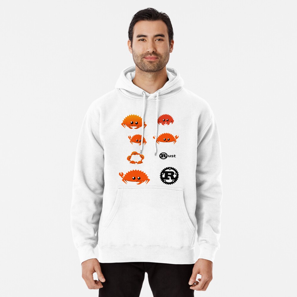 "Rust sticker variety pack with Ferris" Sticker for Sale by leesander ...