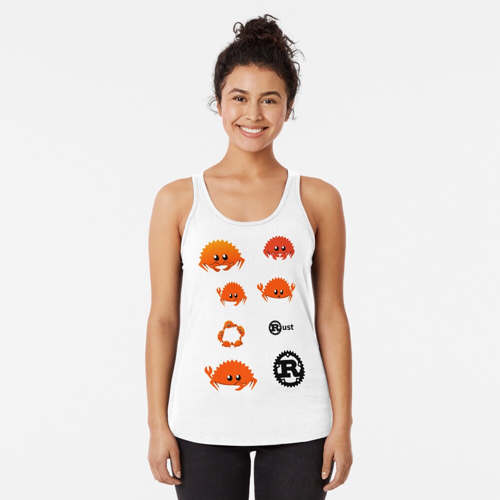 "Rust sticker variety pack with Ferris" Sticker for Sale by leesander ...