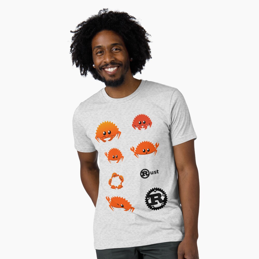 "Rust sticker variety pack with Ferris" Sticker for Sale by leesander ...