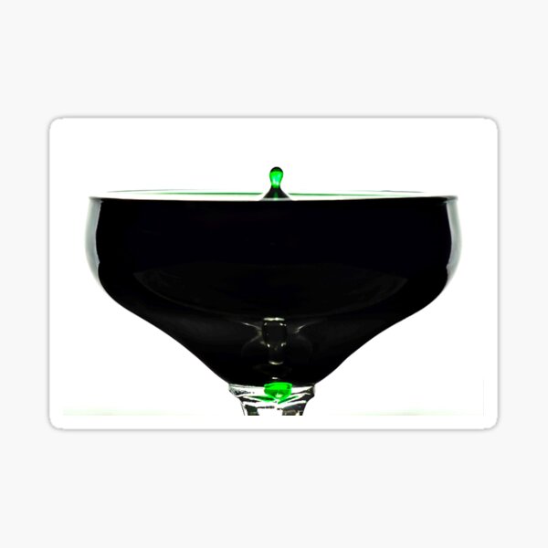 "Emerald Drip" Sticker for Sale by Contahphoto | Redbubble