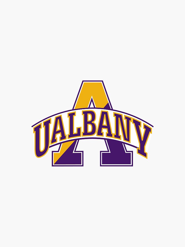 "UAlbany" Sticker for Sale by jacksoup | Redbubble
