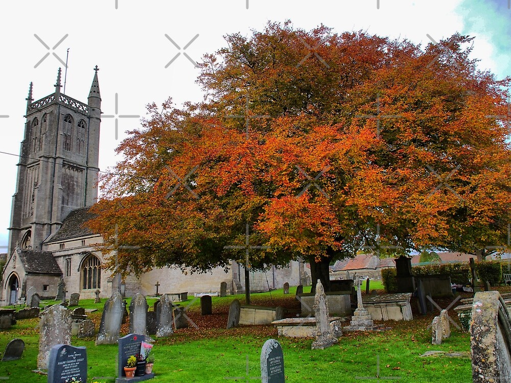 "Colour at the Colerne Parish Church ( 1 )" by Larry Davis | Redbubble