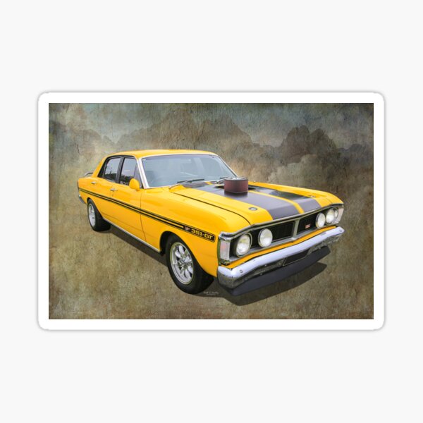 "351 GT Falcon" Sticker for Sale by cars | Redbubble