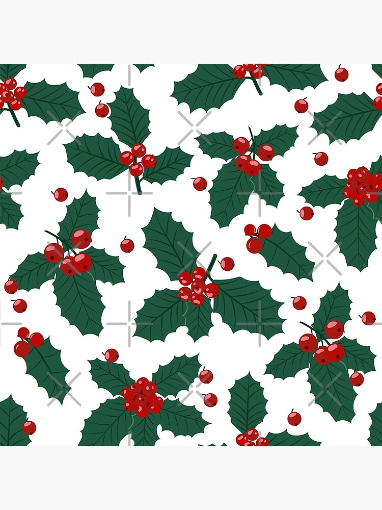 "White Holly Berry" Poster for Sale by ColorMeFHappy | Redbubble