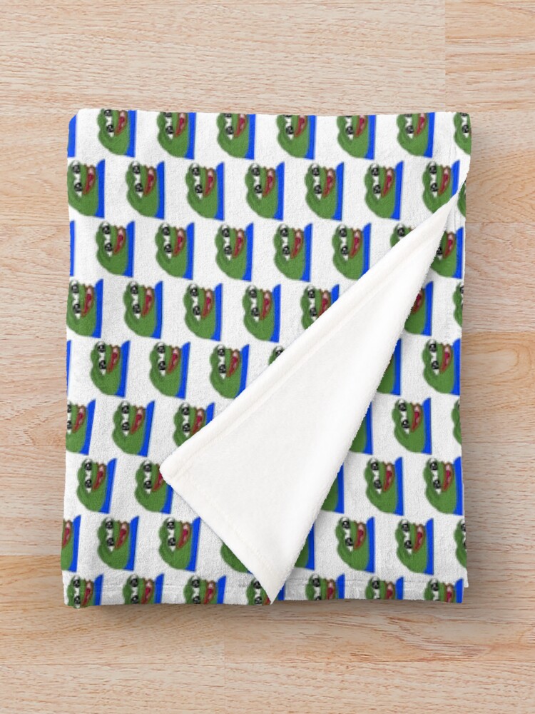 "Peepo" Throw Blanket for Sale by bdadsmagee | Redbubble