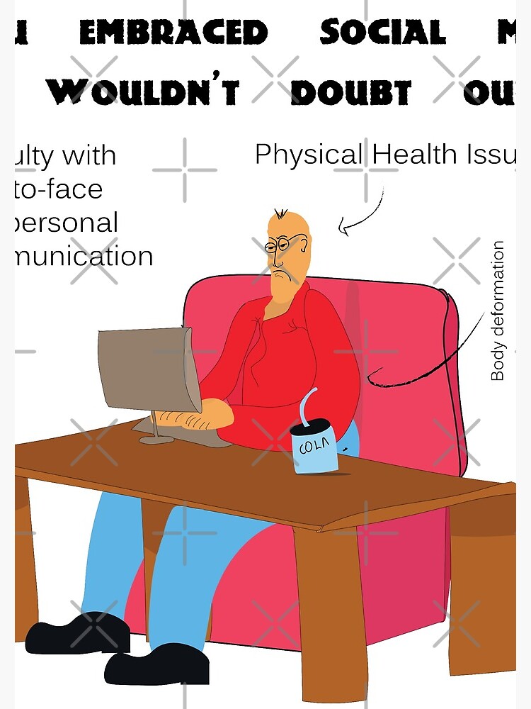 "Negative Effects of Computer Addiction poster |social awareness poster ...