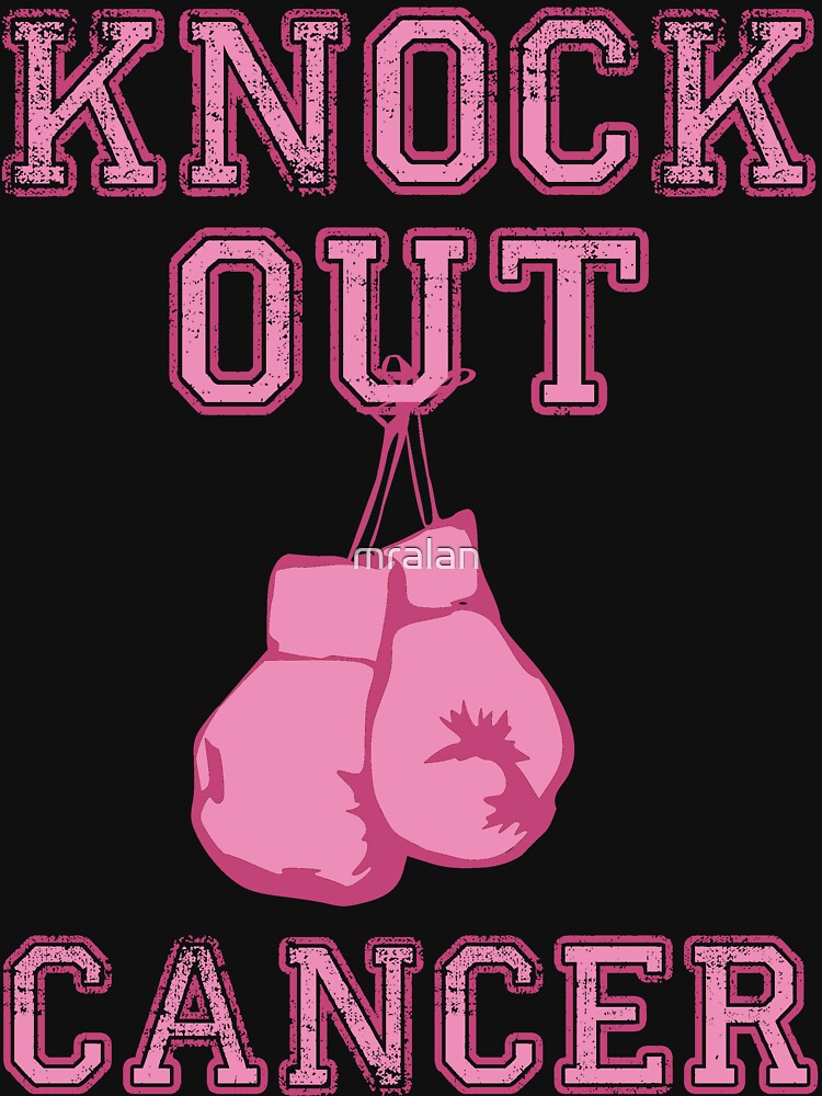 "Knock Out Breast Cancer" Essential T-Shirt for Sale by mralan | Redbubble