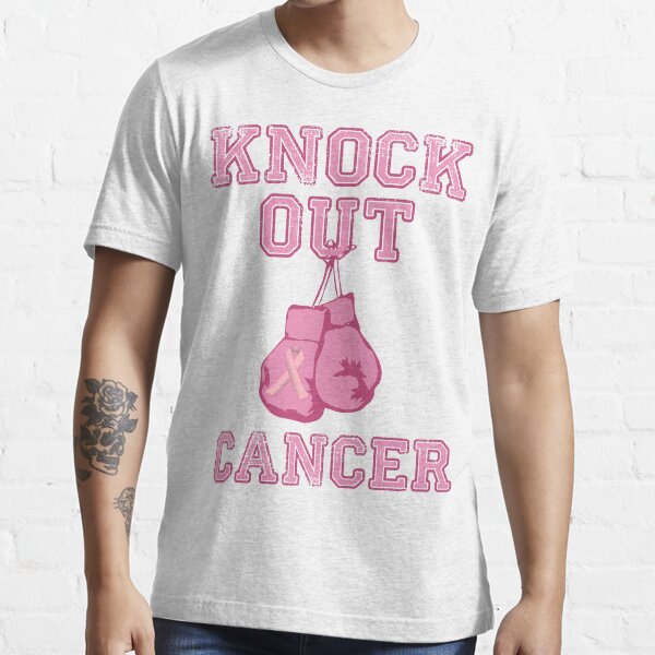 "Knock Out Breast Cancer" T-shirt for Sale by mralan | Redbubble ...