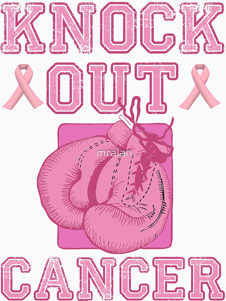 "Knock Out Breast Cancer" Pullover Hoodie for Sale by mralan | Redbubble
