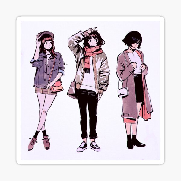 Aesthetic Outfits Stickers | Redbubble
