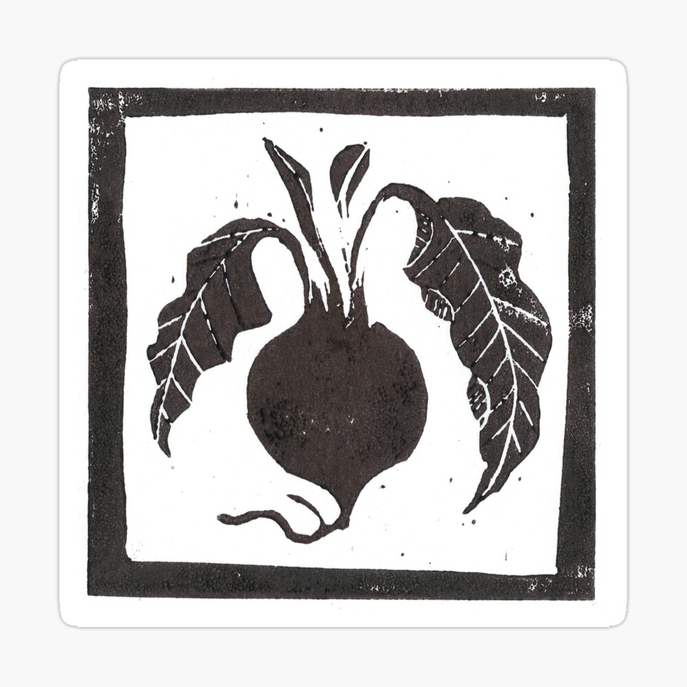 Art & Collectibles Digital Prints Prints Still Growing Linocut Sticker ...