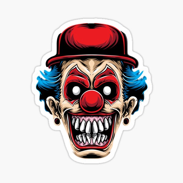 Pegatinas: Payaso Espeluznante | Redbubble
