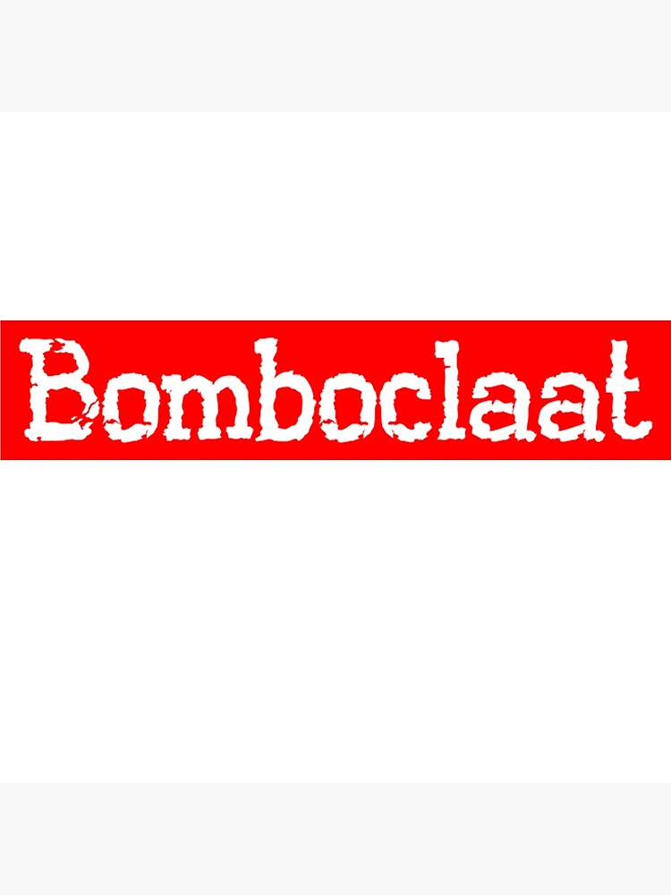 "Bomboclaat Twitter memes red" Poster by Askkip | Redbubble