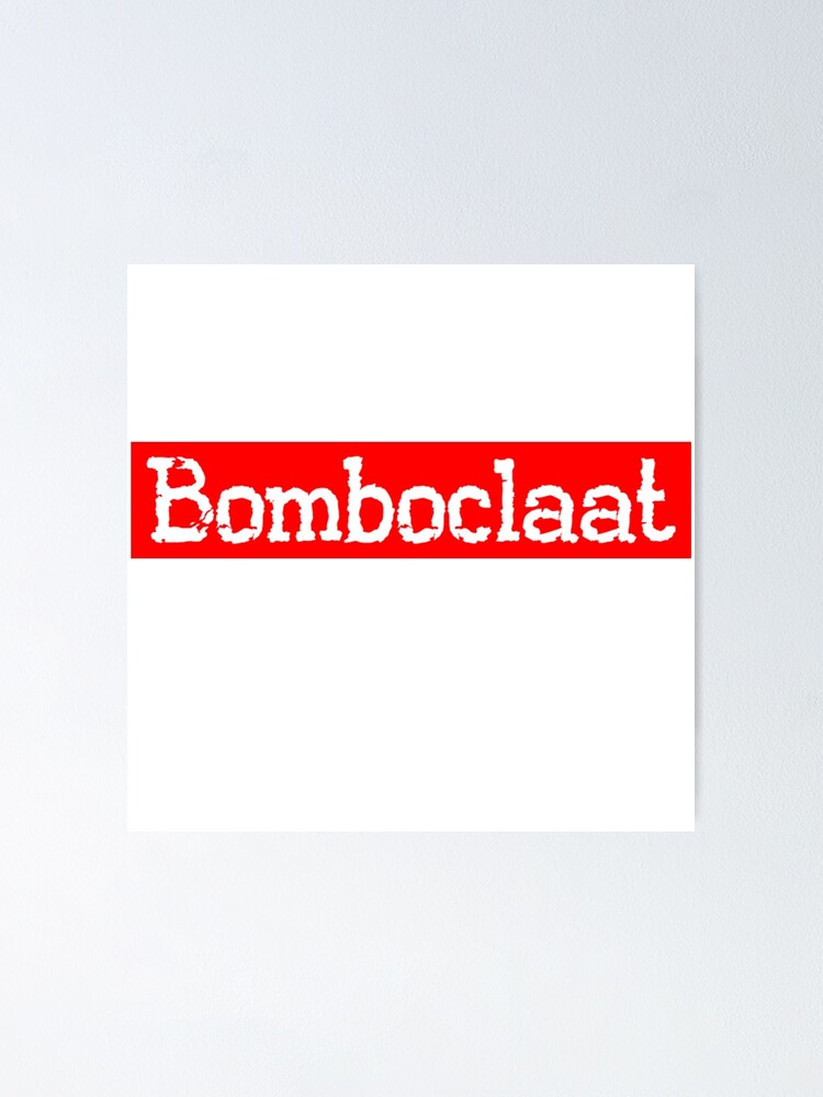 "Bomboclaat Twitter memes red" Poster by Askkip | Redbubble