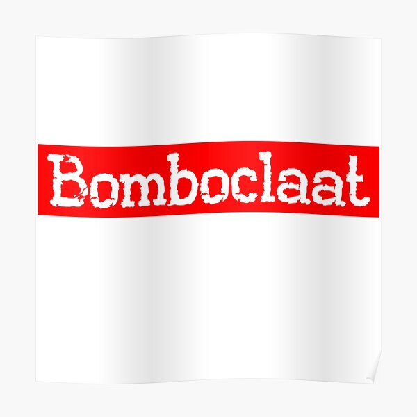 "Bomboclaat Twitter memes red" Poster by Askkip | Redbubble