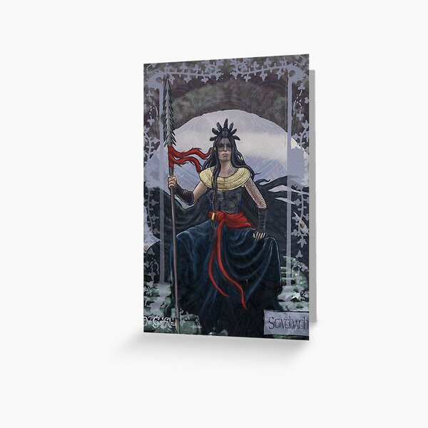 "Celtic Goddess - Scathach" Greeting Card for Sale by dangoodfellow ...