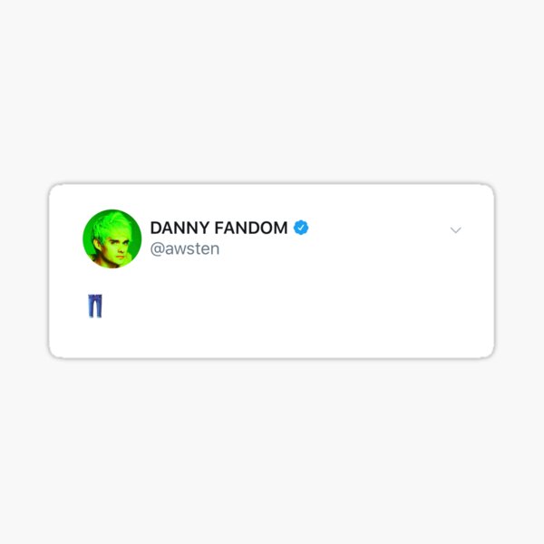 "awsten knight tweet" Sticker by MollieAlexx | Redbubble
