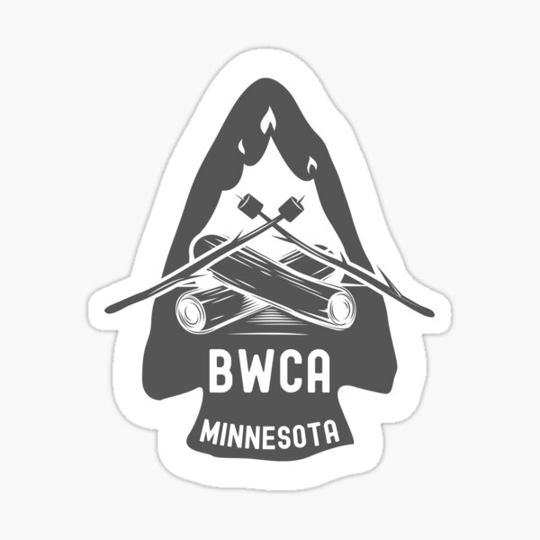 "BWCA Boundary Waters Canoe Area Wilderness" Sticker for Sale by In ...